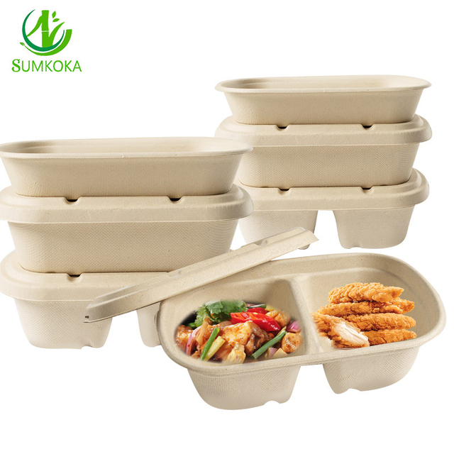 Custom China Bagasse Food Container - SUMKOKA