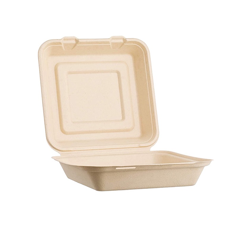 Wholesale Eco-friendly 10 Inch Bagasse Clamshell Container from China ...